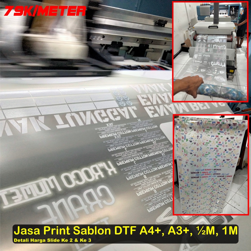 Jual Cetak Sablon DTF / Cetak Sablon DTF Meteran Lebar 58cm siap press ... Jual Cetak Sablon DTF / Cetak Sablon DTF Meteran Lebar 58cm siap press ...