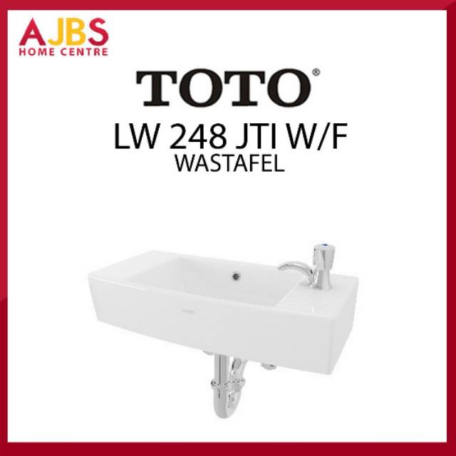 Jual TOTO Wastafel LW 248JTI W/F With TX801LN Wall Hung Lavatory ...