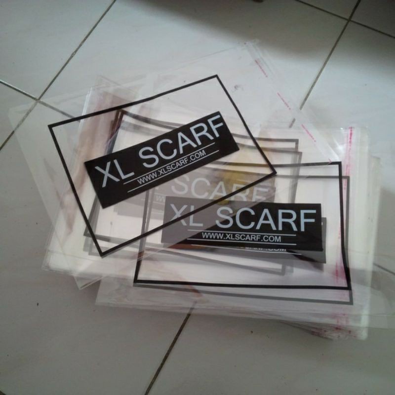 Jual Plastik Sablon Opp Custom Free Design 30x35 | Shopee Indonesia