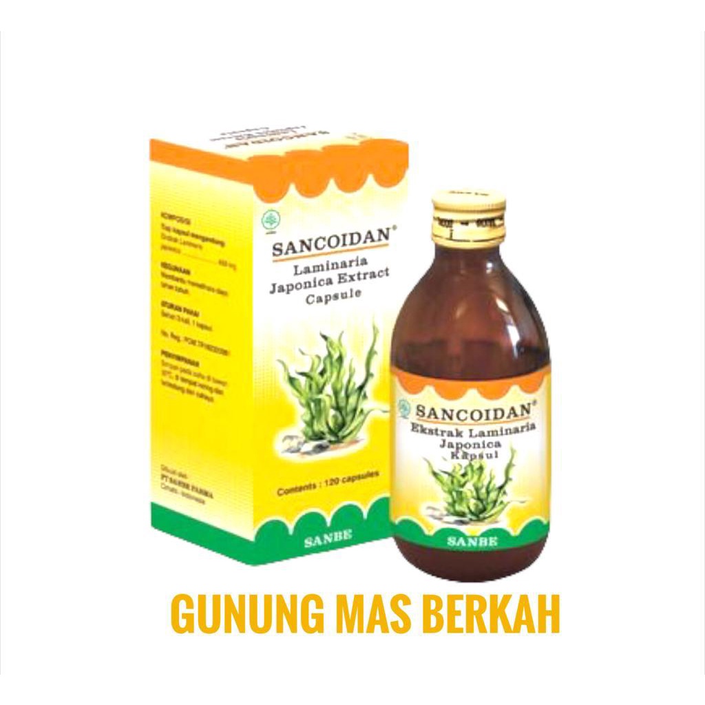 Jual Sancoidan botol isi 120 kapsul- Daya tahan tubuh | Shopee Indonesia