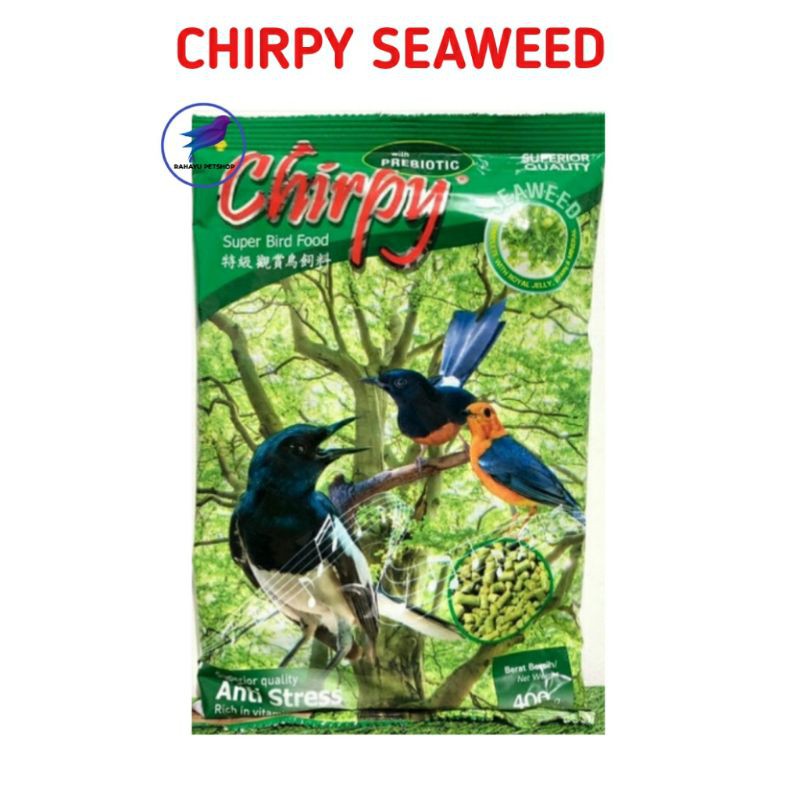 Jual CHIRPY HIJAU PAKAN BURUNG 400g | Shopee Indonesia