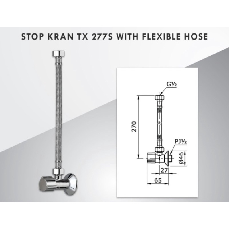 Jual Toto Stop Kran With Flexible Hose TX277S | Shopee Indonesia