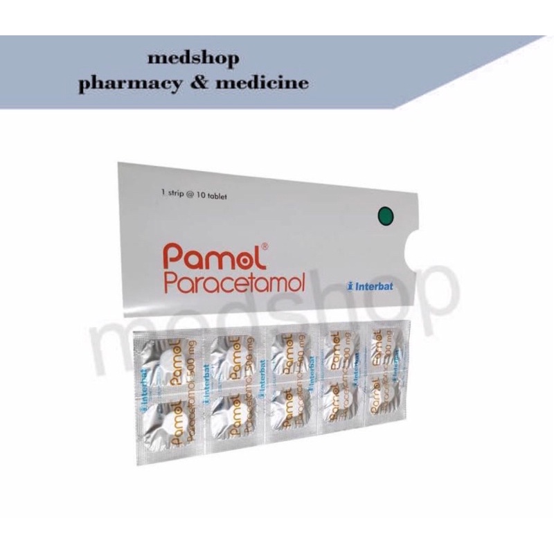 Jual Pamol Paracetamol 500mg Tablet 10s | Shopee Indonesia