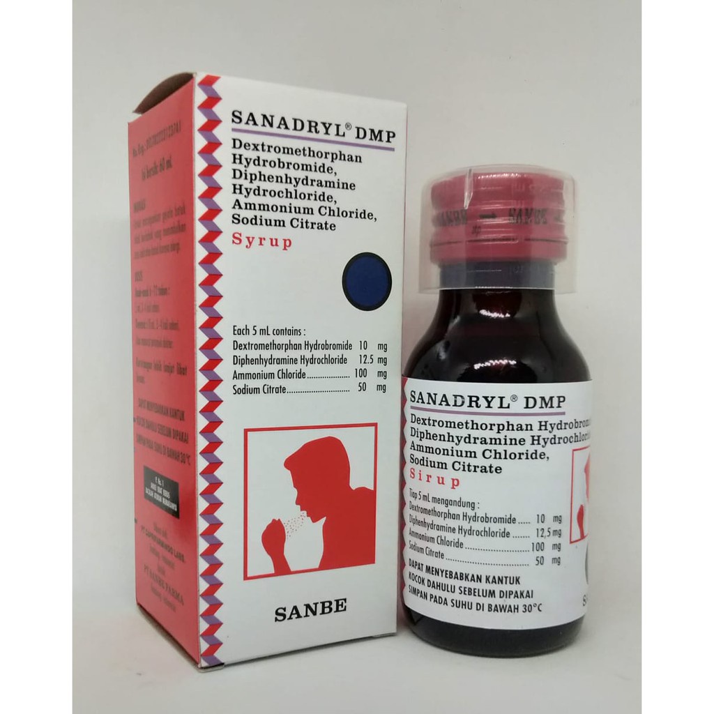 Jual SANADRYL DMP SYRUP 60ML | Shopee Indonesia