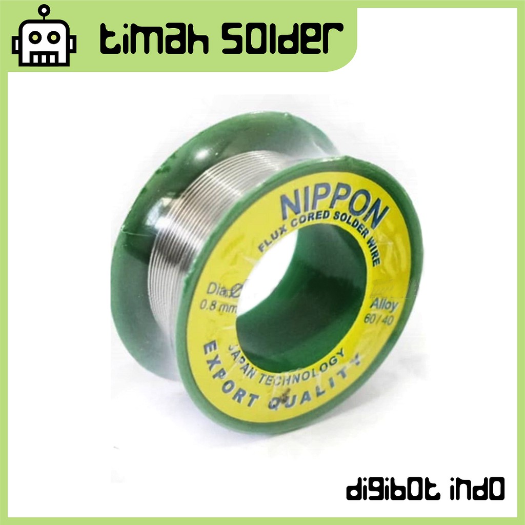Jual Timah Solder 10M - 0.8mm | Shopee Indonesia