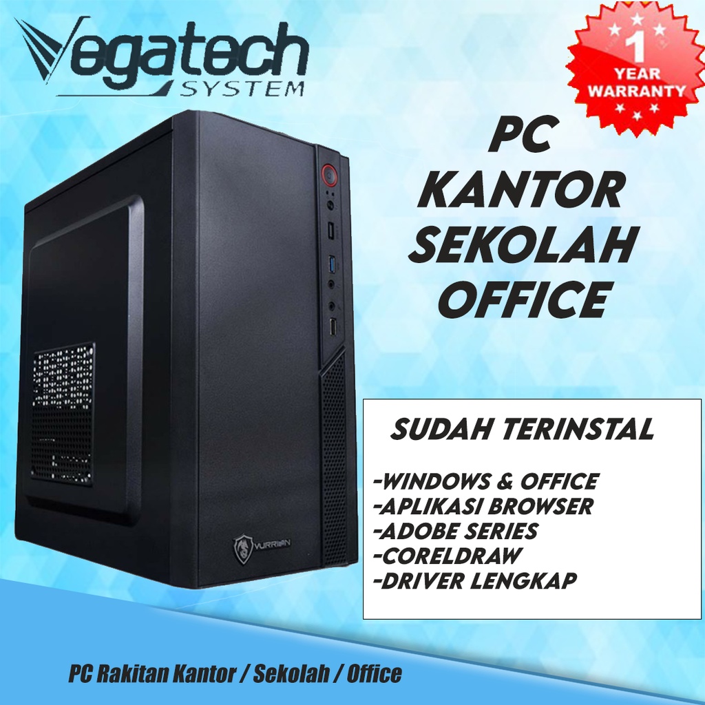 Jual PC RAKITAN i3 RAM 8Gb BUAT SEKOLAH / KASIR / OFFICE | Shopee Indonesia