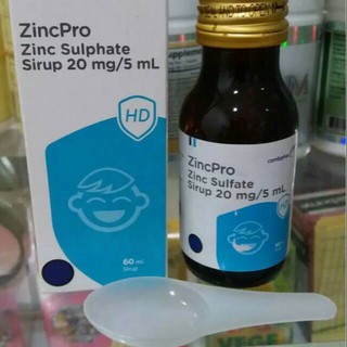 Jual Zink/ Zinc ZincPro sirup 20mg/5ml | Shopee Indonesia