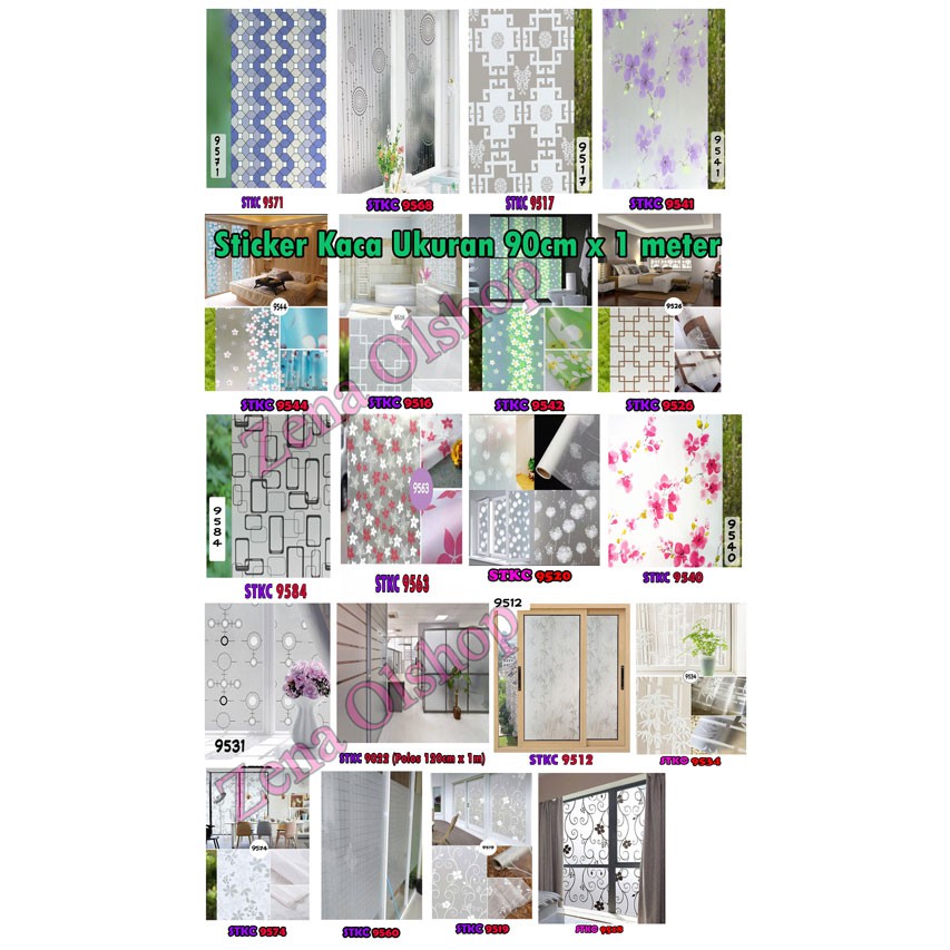 Sticker Kaca Jendela/Pintu 90cm x 1m | Shopee Indonesia