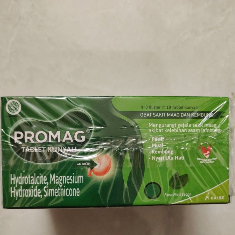 Jual Promag tablet isi 30 tablet | Shopee Indonesia