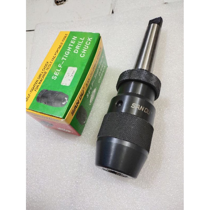 Jual kepala chuck Drill Chuck Kayles Kepala Bor 1-16mm B18 set kunci ...