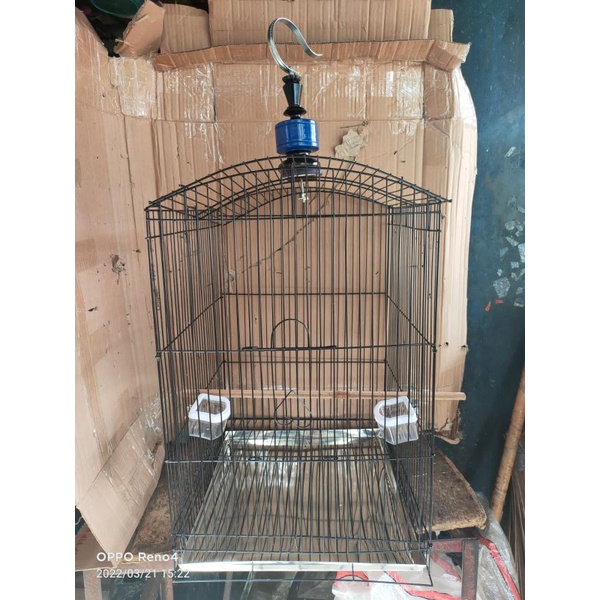 Jual SANGKAR KANDANG BURUNG BESI KOTAK NO.2 | Shopee Indonesia