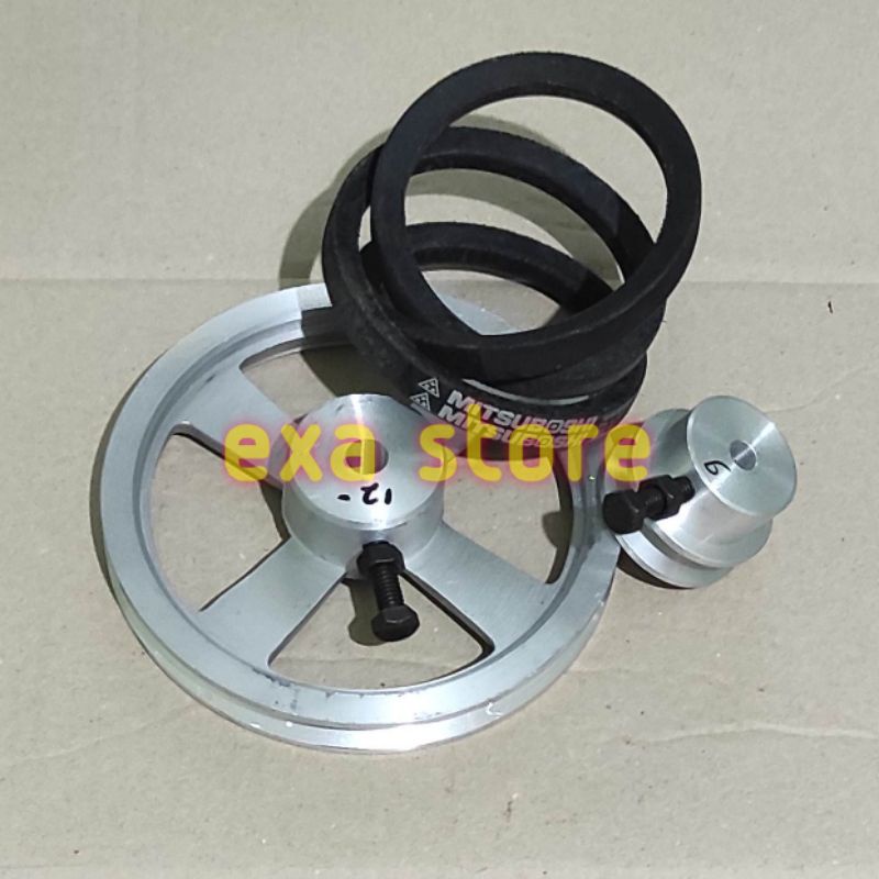 Jual Paket pulley transmisi A1 - 6 inch dan 2 inch plus fanbelt (BACA ...