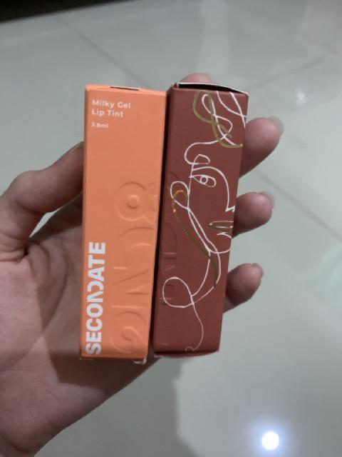 SECONDATE Milky Gel Lip Tint Picnic | Shopee Indonesia