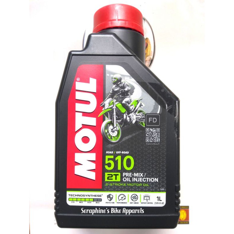 Jual OLI MOTUL 510 POWERLUBE 2T TECHNOSYNTHESE 1L - OLI SAMPING MOTOR 2 TAK - 2 STROKE ...