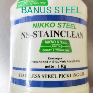 Jual Nikko steel ns-stainclean pickling gel pembersih karat /noda/bekas ...