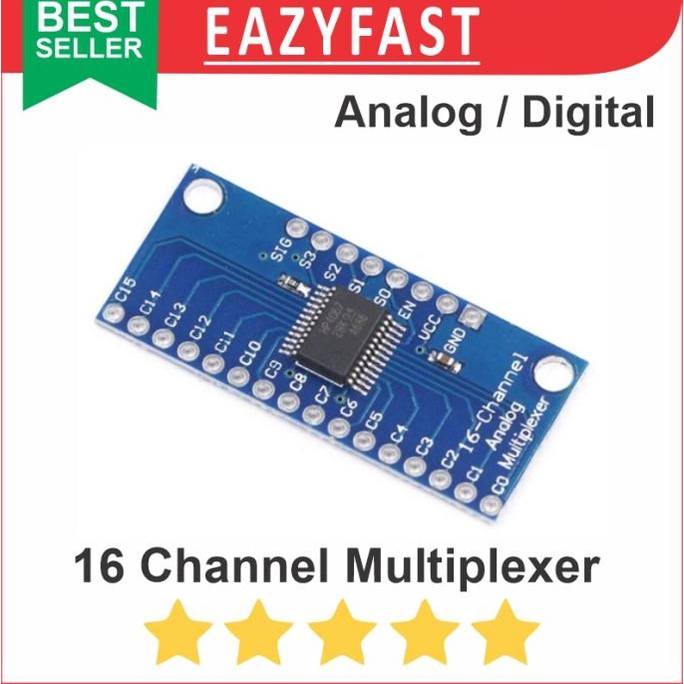 Jual CD74HC4067 16 Channel Analog Digital Multiplexer Multiplekser 744067 efst90 Ayo Order ...