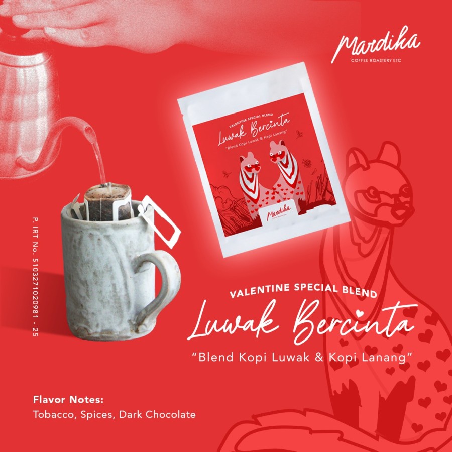 Jual LUWAK BERCINTA (KOPI LUWAK + LANANG) Drip - Mardika Coffee ...