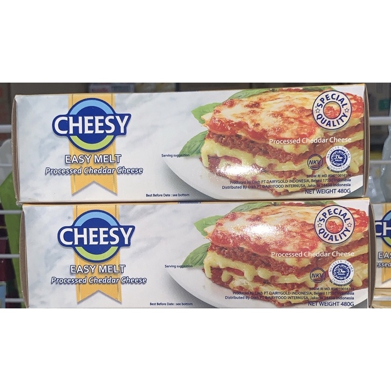 Jual Keju Cheesy Cheddar Easy Melt 500gr & 170gr | Shopee Indonesia