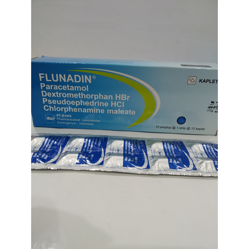 Jual Flunadin Obat Flu dan Batuk isi 10 Tablet | Shopee Indonesia
