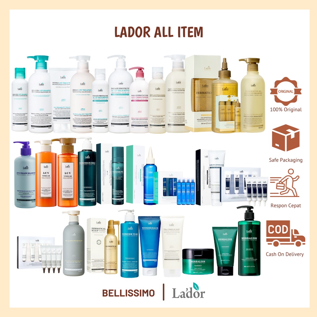 Jual Lador All Item Shampoo/Conditioner/Hair Treatment/Hair Tonic/Scalp Scaling/Anti Dandruff ...