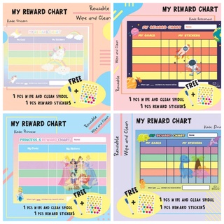 Jual REWARD CHART ANAK RESPONSIBILITY CHART PAPAN REWARD STICKER ...
