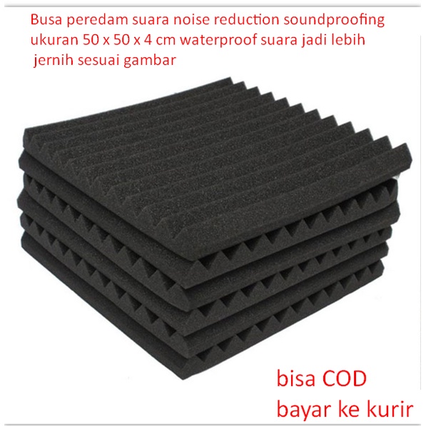 Jual Busa peredam suara noise reduction soundproofing ukuran 50 x 50 x ...