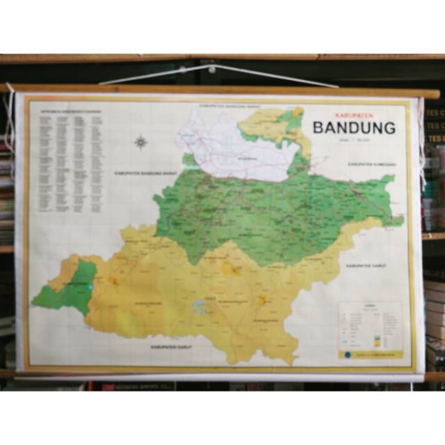 Jual Peta Kabupaten Bandung Barat Bingkai | Shopee Indonesia