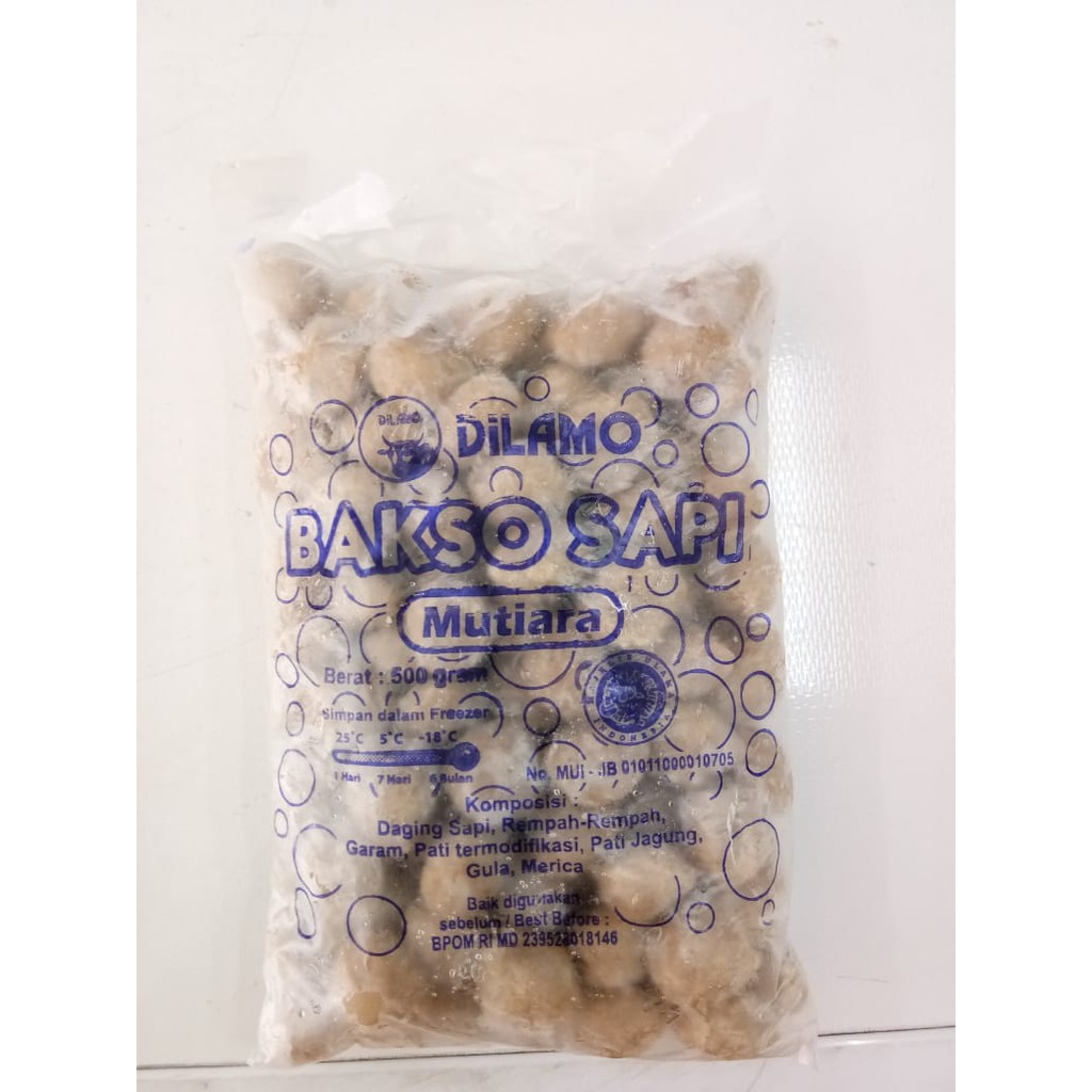 DILAMO BAKSO SAPI MUTIARA 500GR | Shopee Indonesia