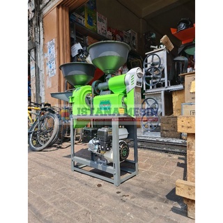 Jual MESIN GILINGAN PADI JAGUNG PENEPUNG 4IN1 MAHKOTA KD 500 WG + MESIN | Shopee Indonesia