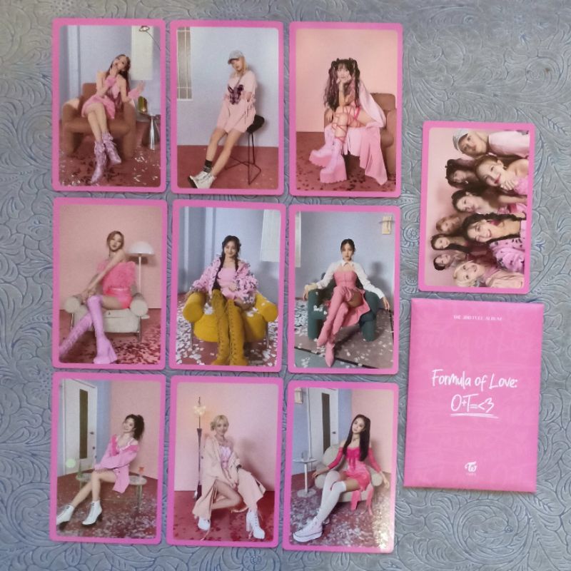 Jual Official Photocard Twice Formula of Love Explosion Ver Indonesia|Shopee Indonesia