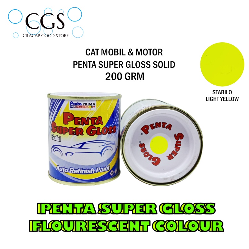 Jual Cat Penta STABILO KUNING 200 gram - cat kuning stabilo - cat penta ...