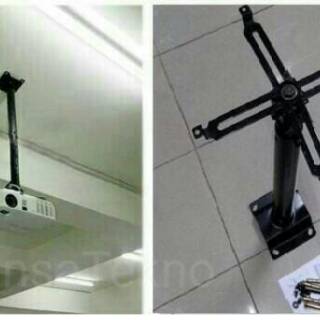 Bracket lcd proyektor universal 85 cm hitam / breket proyektor gantung ...