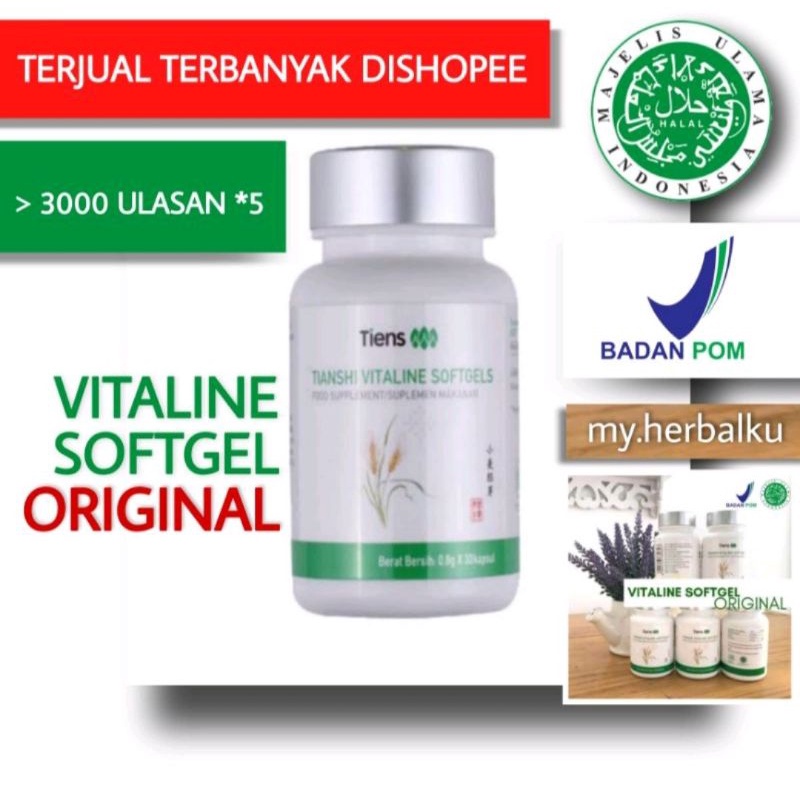 Jual VITALINE SOFTGEL ORIGINAL - KULIT SEHAT Indonesia|Shopee Indonesia