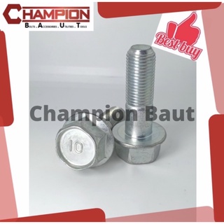 Jual Baut m14 kunci 22 panjang 42mm High Tention ORIGINAL / Baut Baja ...