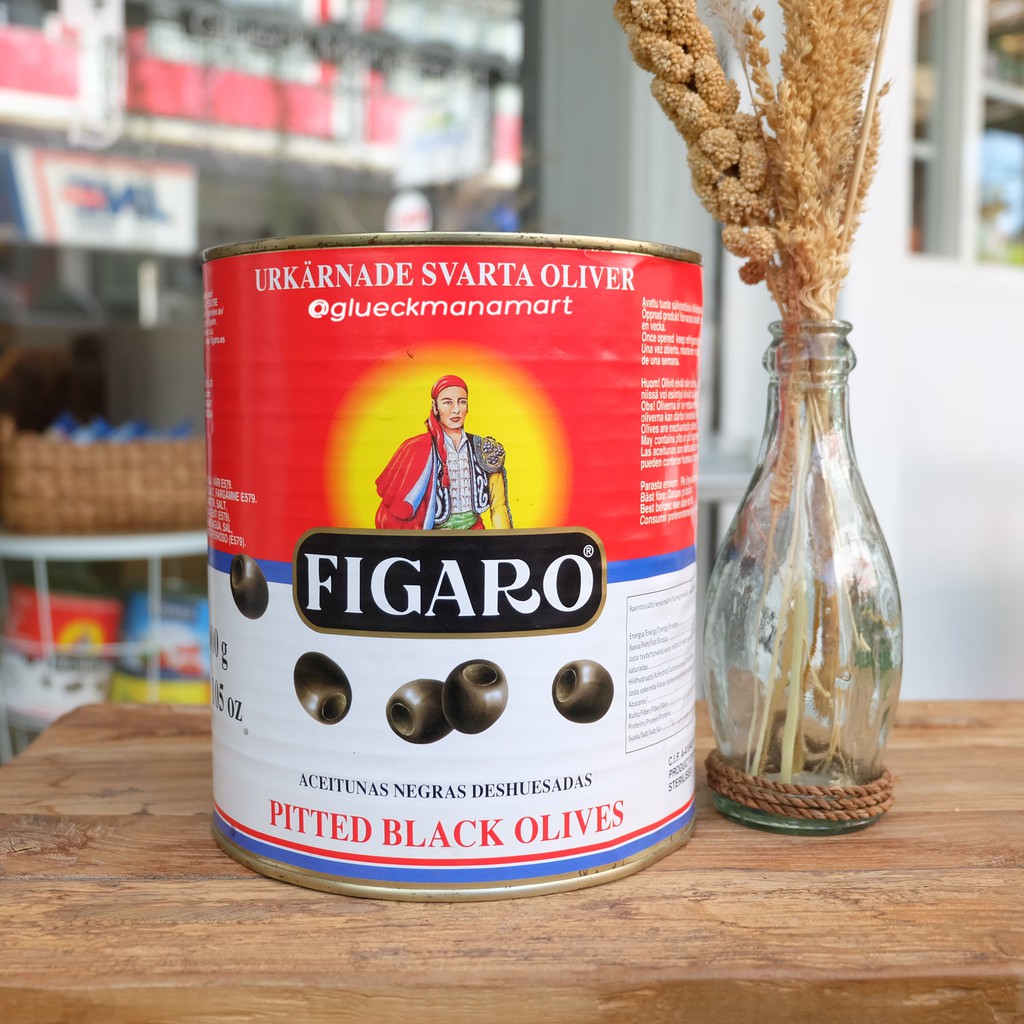 Jual Figaro Pitted Black Olives / Buah Zaitun 3Kg Indonesia|Shopee Indonesia