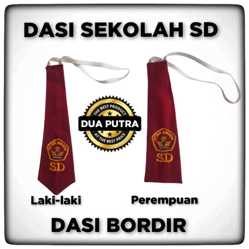 Jual Dasi sekolah SD warna merah putra dan putri | Shopee Indonesia