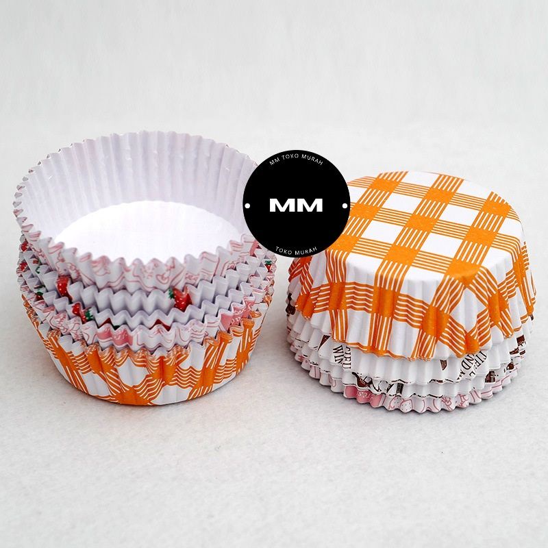 Jual 200pcs paper cup roti bulat / paper cup case roti / kerrtas roti ...