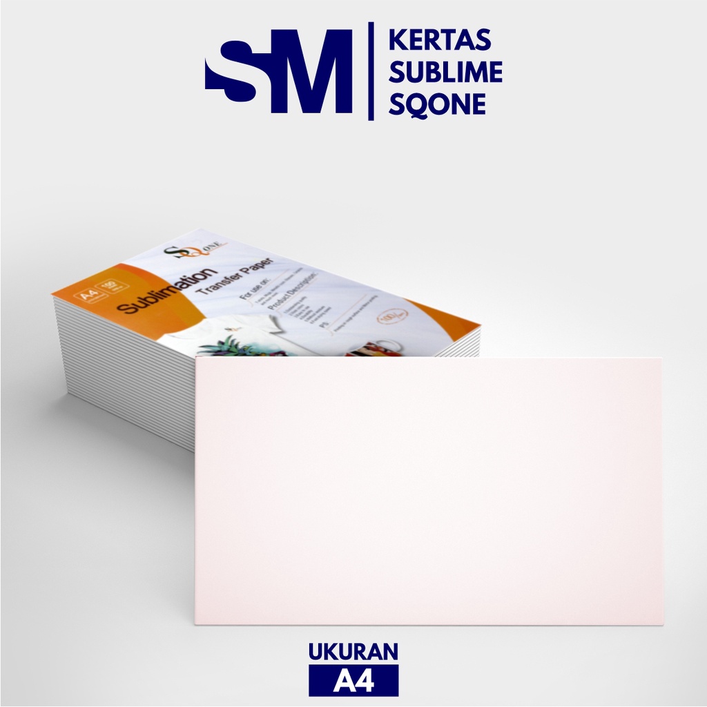 Jual Kertas Sublim A4 / Kertas Sublime / Kertas Sublim Art Paper SQ One ...