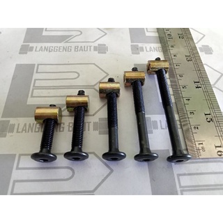 Jual Paket Baut JCBC M6 + Mur Guling / Palu - Baut Knockdown / Baut ...
