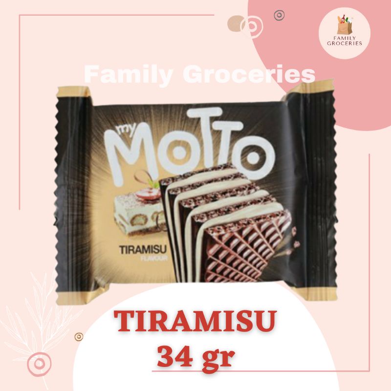 Jual My Motto Tiramisu | Wafer Rasa Tiramisu Indonesia|Shopee Indonesia