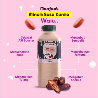 Jual Waiu Milk - Susu Kurma rasa Kurma Original 500 Ml | Shopee Indonesia