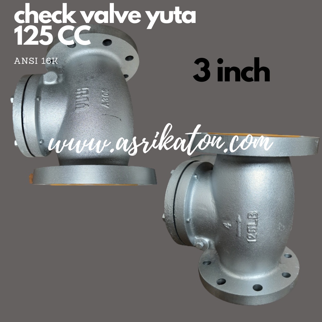 Jual CHECK VALVE YUTA 3 INCH ANSI 16 BAR | Shopee Indonesia