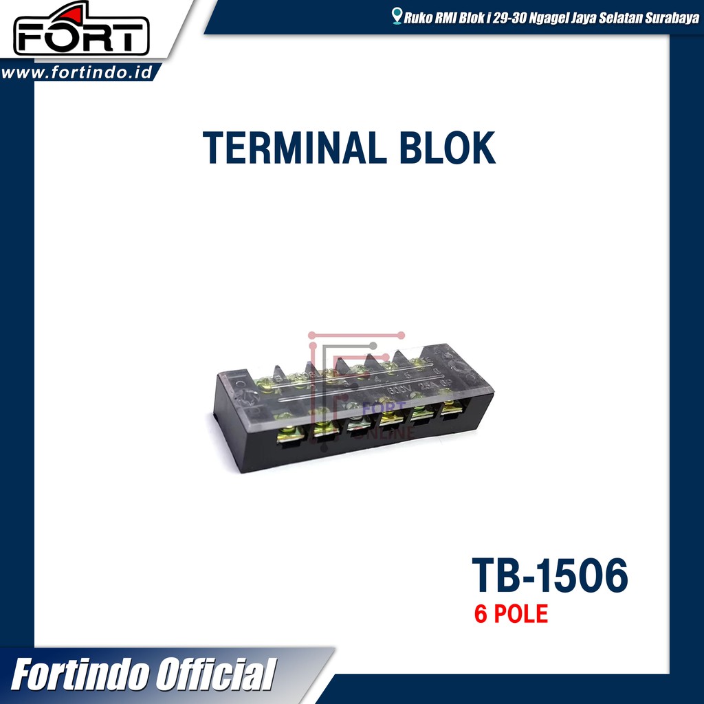 Jual Terminal TB STB 1506 - 15 Ampere merk FORT | Shopee Indonesia