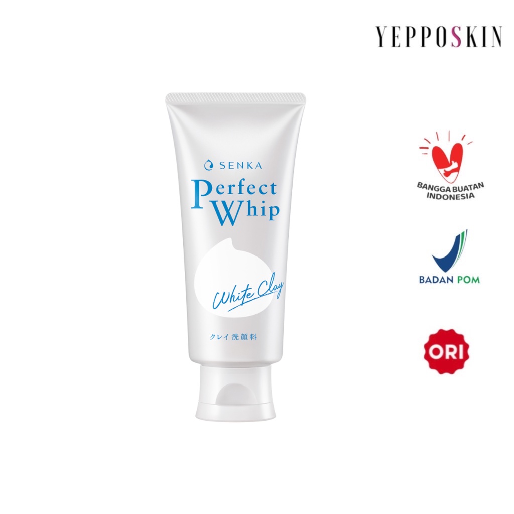 Jual SENKA Perfect White Clay Facial Foam | Shopee Indonesia