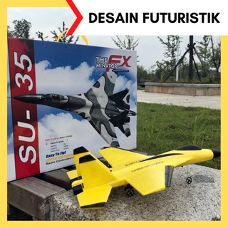 Jual Mainan RC Remote Control Pesawat Terbang / Jet Tempur Sukhoi Plane ...