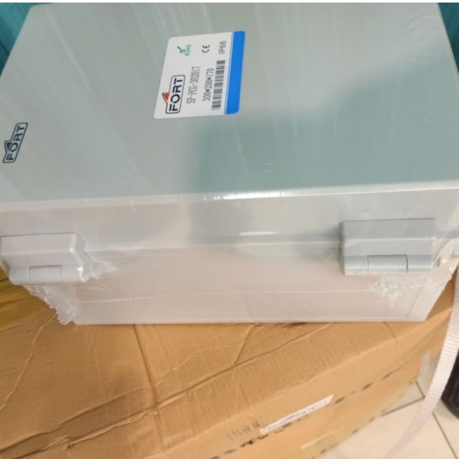 Jual Box panel plastik ABS 30 X 20 X 17 cm lengkap base plate ip66 ...