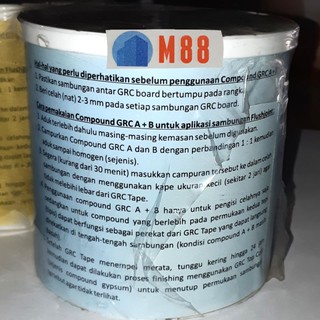 Jual Compound GRC A + B 2 kg - Kompon Dempul GRC Board | Shopee Indonesia