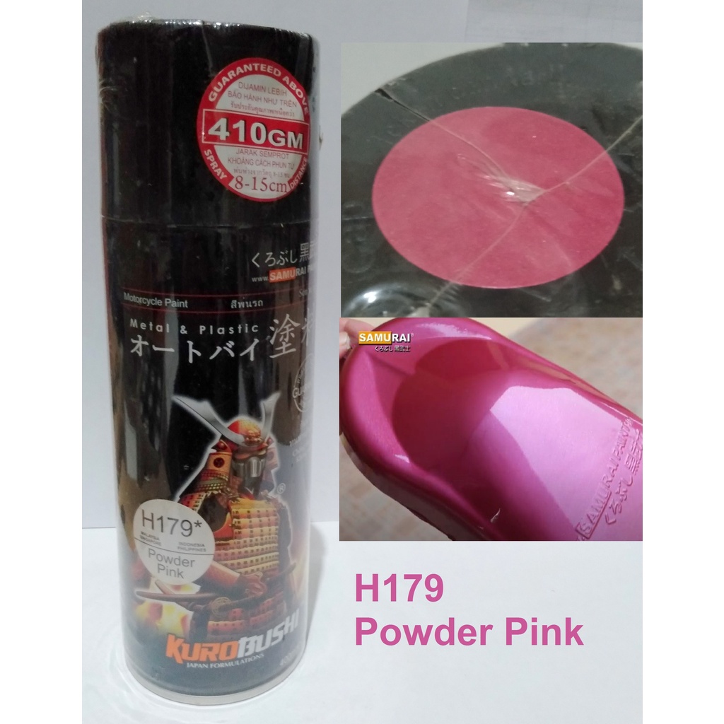 Jual Samurai Paint H179 Powder Pink Cat Semprot Aerosol Dusty Pink ...