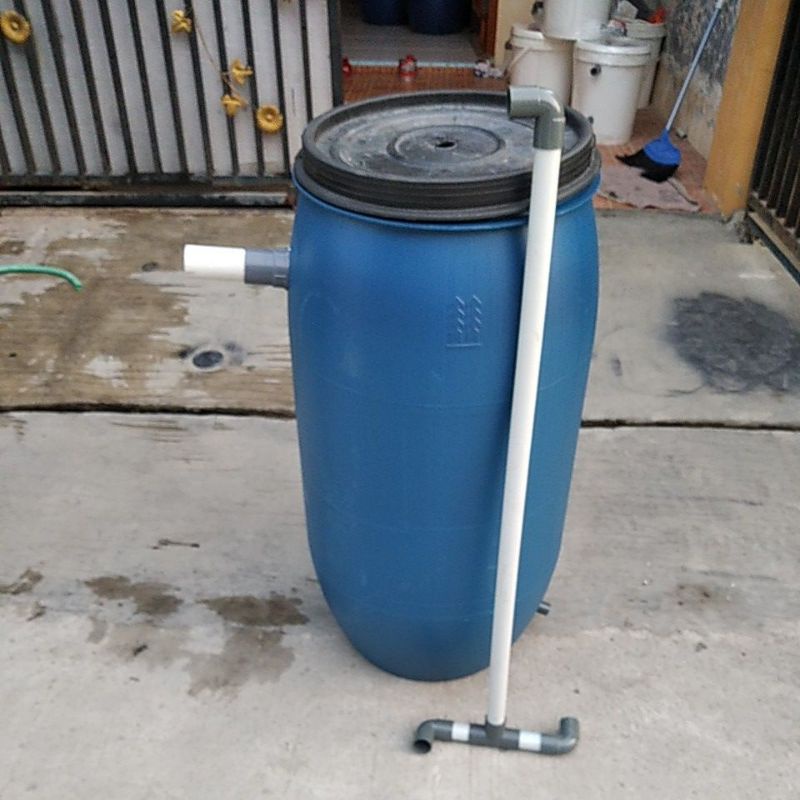 Jual Ember bio filter tong kolam koi uk 150L input 1 inch output 1.5 ...