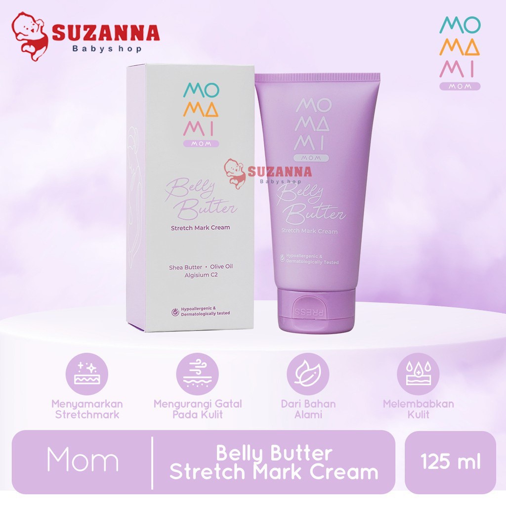 Jual Momami 126783 -- Stretch Mark Cream || 125 ML | Shopee Indonesia